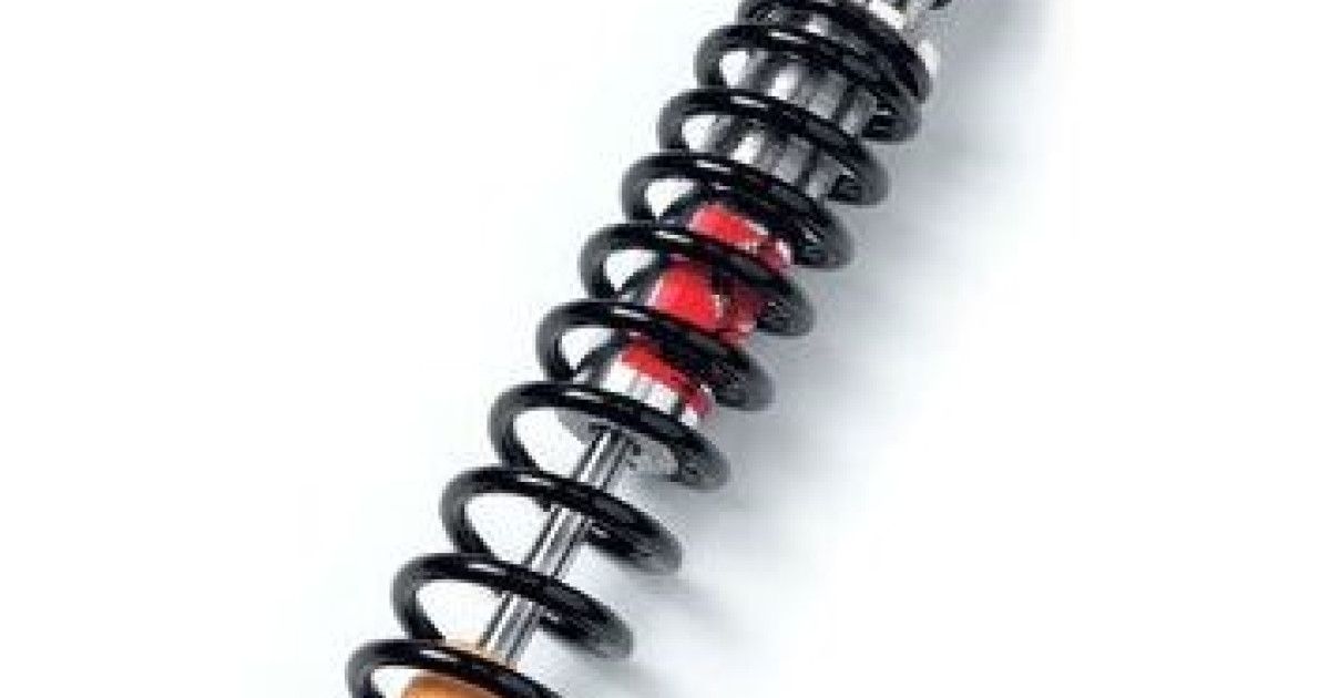 Monoshock adjustable: spring preload, Red spring